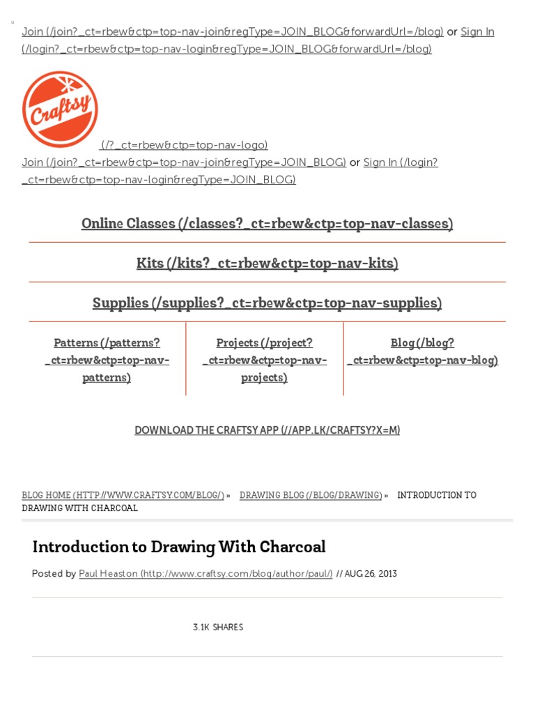 Shadow and Smudge - A Drawing With Charcoal Tutorial | PDF | Drawing ...