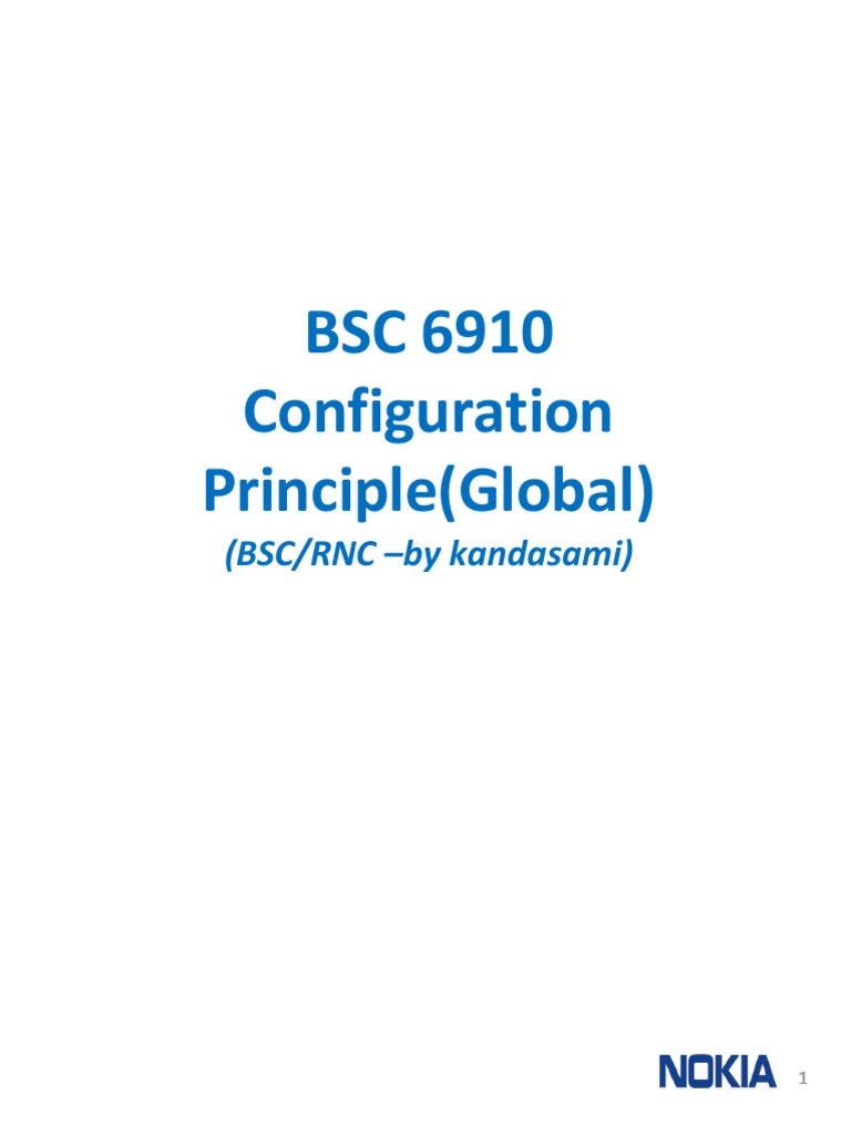 BSC 6910 | PDF | Asynchronous Transfer Mode | Gsm
