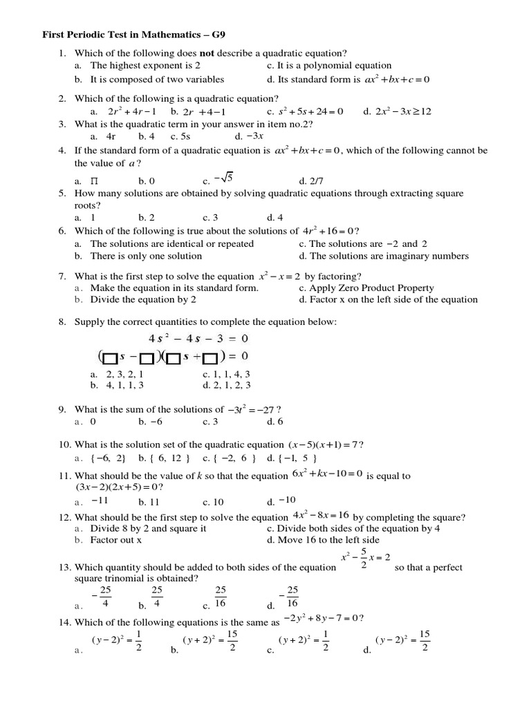 Ax BXC: R R S S X X | PDF | Quadratic Equation | Equations