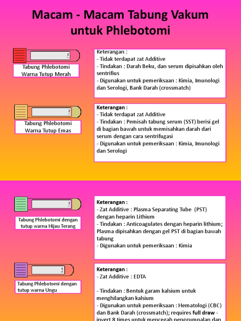 JENIS TABUNG VAKUM DAN FUNGSINYA | PDF
