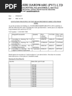 Sample Canvass Sheet | PDF | Procurement | Business