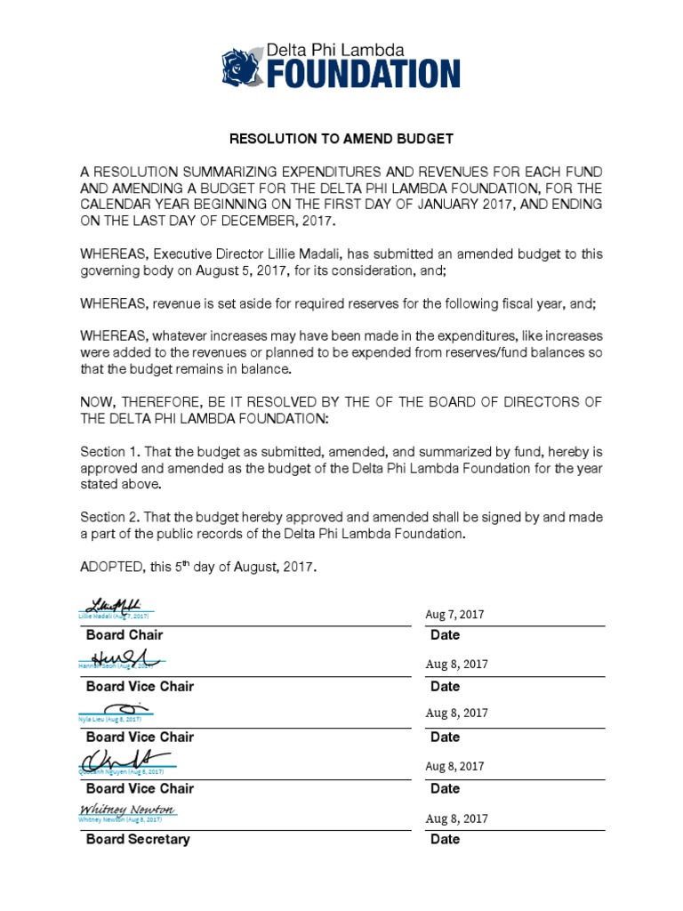 Budget Amendment For FY2017 | PDF | Fiscal Year | Budget