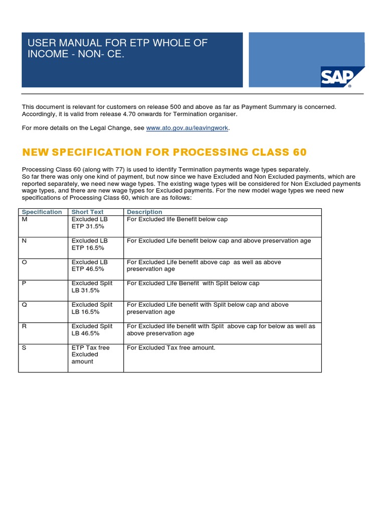 User Manual ETP | PDF | Payroll | Employment