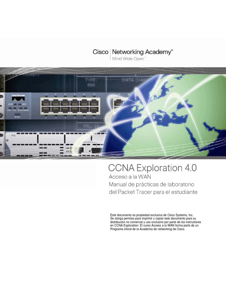 Student Packet Tracer Manual PDF | PDF | Enrutador (Computación) | Red de computadoras