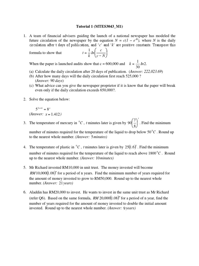 Financial Modeling and Calculations Guide | PDF | Physical Sciences ...