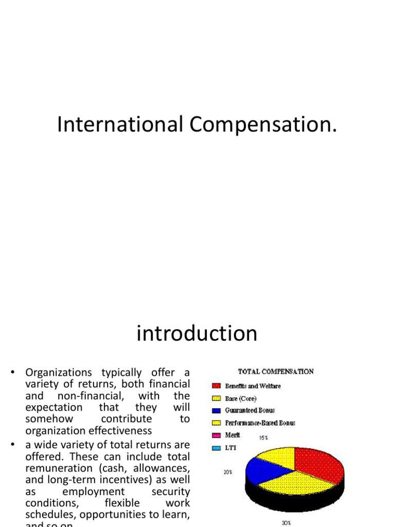 International Compensation | PDF | Salary | Employment