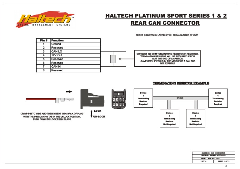 Haltech Can Connector | PDF | Electrical Connector | Electronics