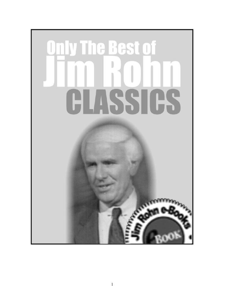 JIM ROHN - Classics 3-Pack PDF | PDF | Copyright | License