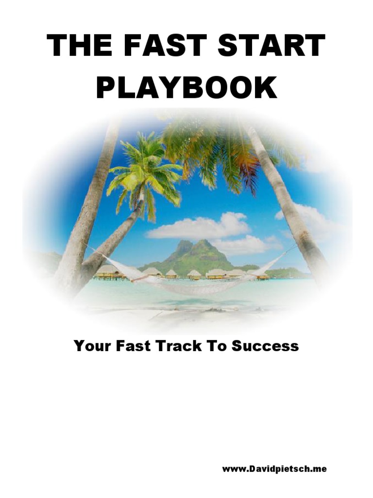 The Fast Start Playbook: Your Fast Track To Success | Download Free PDF ...