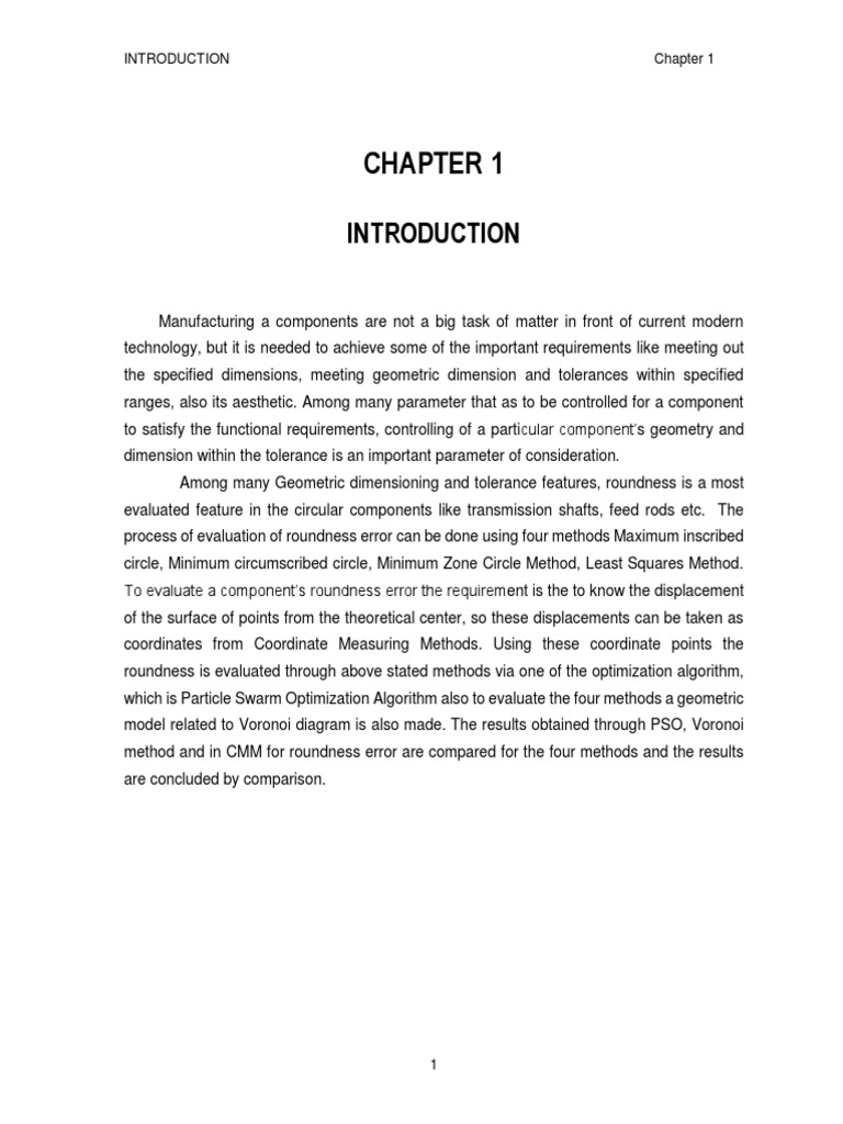 Roundness Error Evaluation Methods | PDF | Technology & Engineering