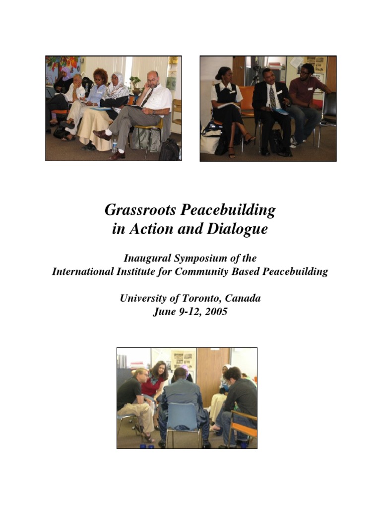 Grassroots Peacebuilding in Action and Dialogue | PDF | Peacebuilding ...
