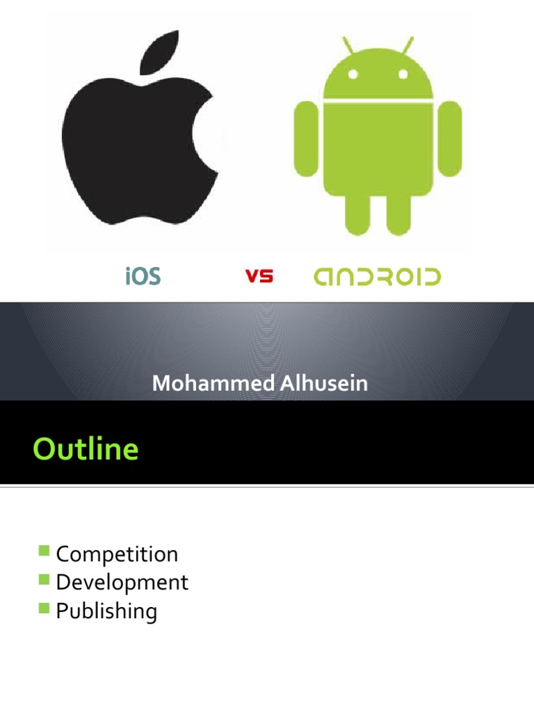 Android Vs iOS Presentation | PDF | Ios | Android (Operating System)