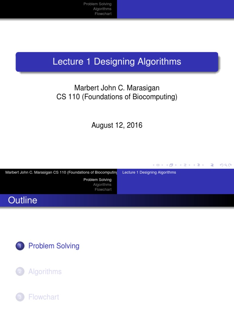 Designing Algorithms | PDF | Algorithms | Programming Language