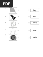 English Paper 1 - Standard 1 - Mid Year Exam | PDF