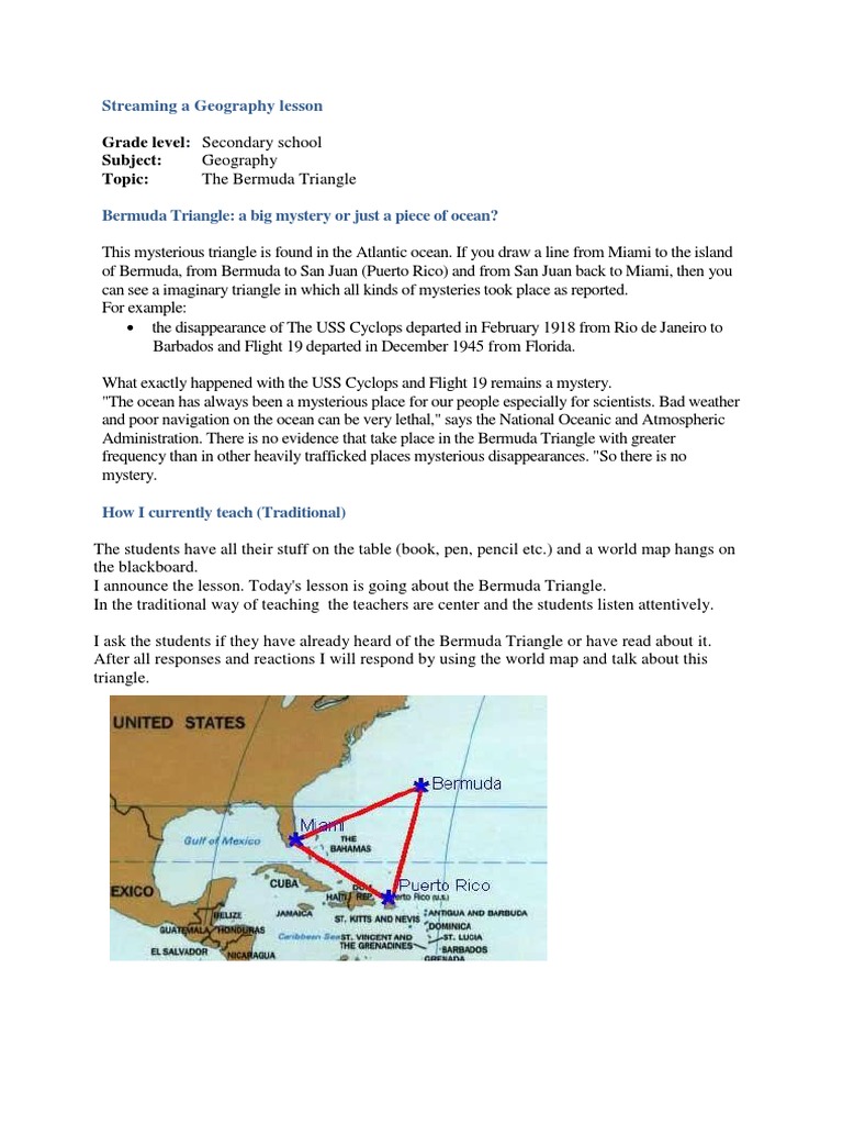 Exploring the Bermuda Triangle Mystery | PDF | Teaching And Learning ...