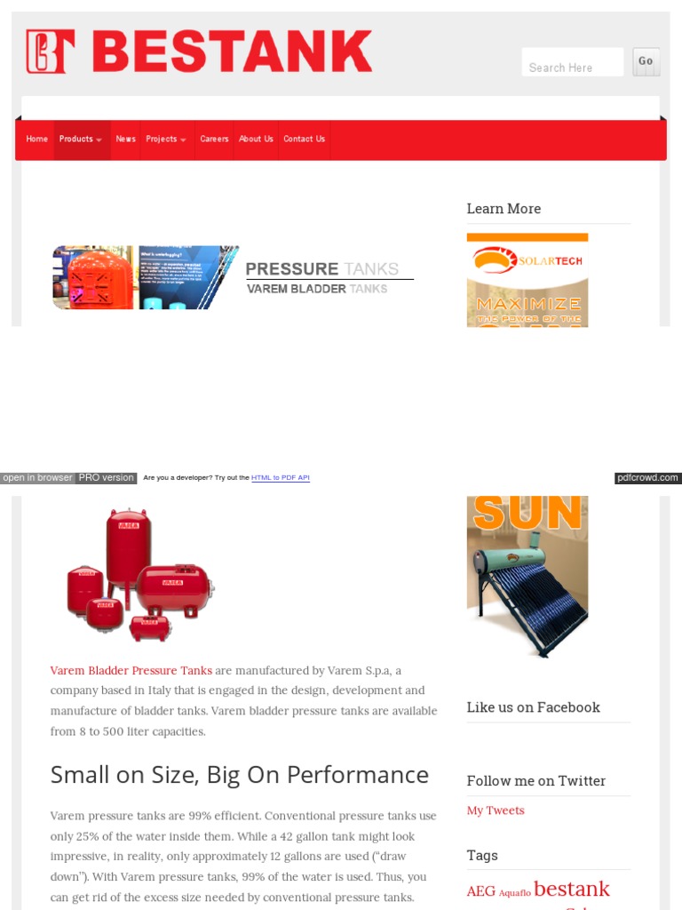 Bestank Com Products Varem | PDF | Energy And Resource | Nature