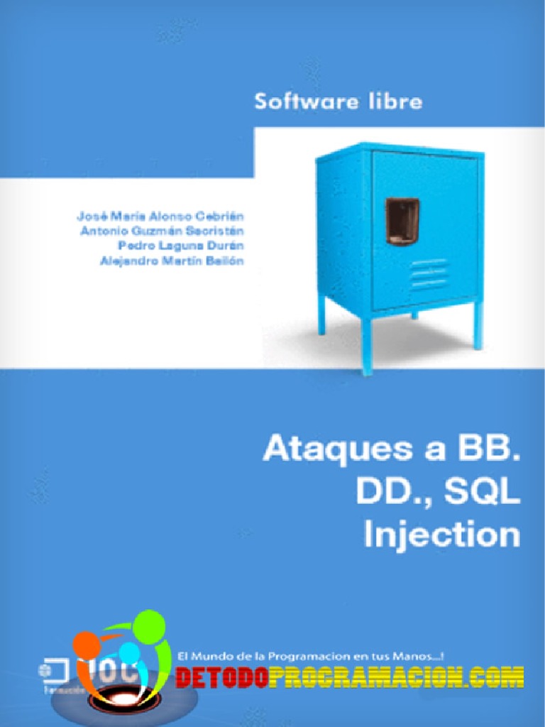 Ataques A Bases de Datos SQL Injection | PDF | SQL | Servidor SQL de Microsoft