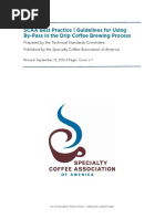 SCA Coffee Standards Overview | PDF | Coffee | Mycotoxin