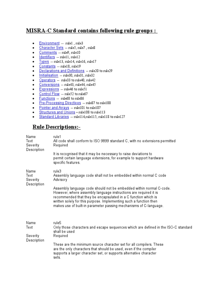 Misra Rule | Scope (Computer Science) | C (Programming Language)