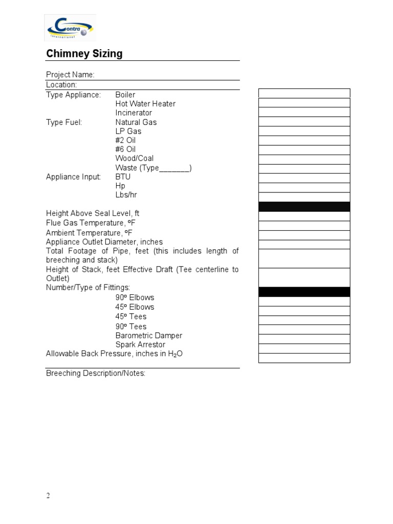 Chimney Sizing.pdf | Chimney | Combustion
