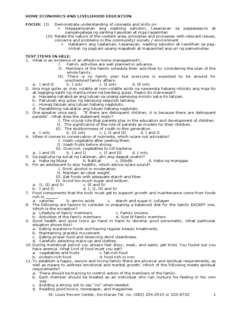 Home Economics and Livelihood Education | Sodium Bicarbonate | Cooking