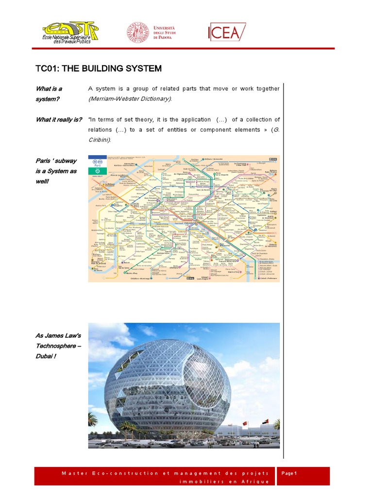01 - The Building System | PDF | Atmosphere Of Earth | Observation