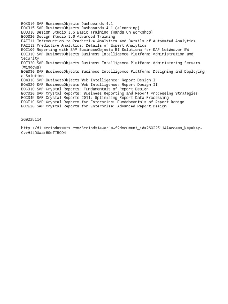 SAP Training Manuals | PDF