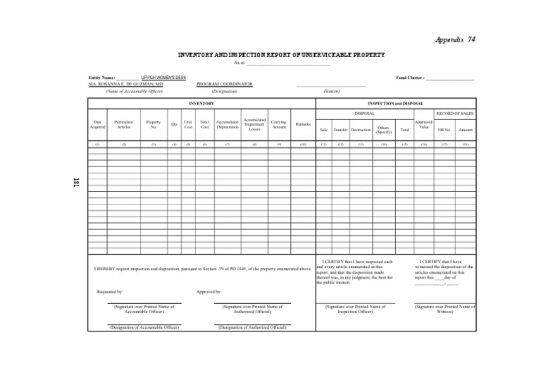 Appendix 74 - IIRUP | PDF | Government | Business