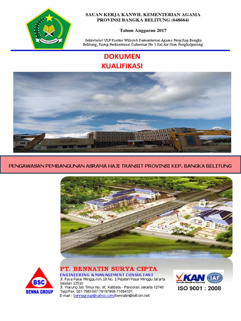 Dok PQ - Pengawasan Asrama Haji Transit Provinsi Kep. Babel | PDF