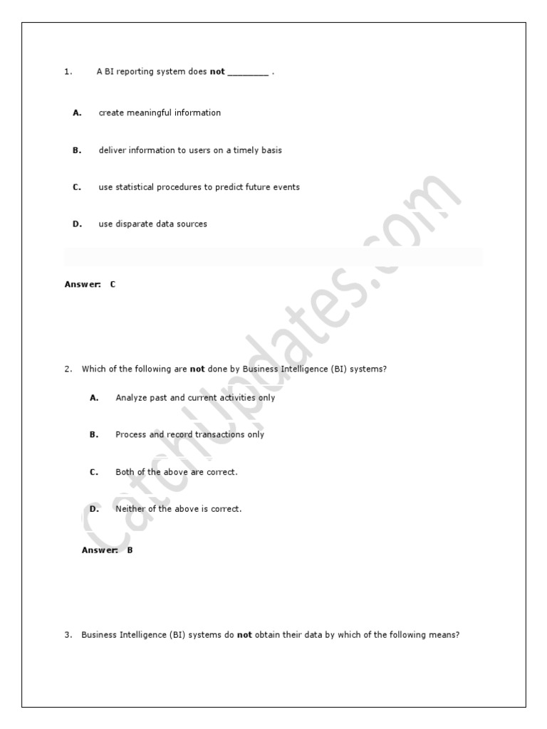 Business Intelligence | Download Free PDF | Business Intelligence ...