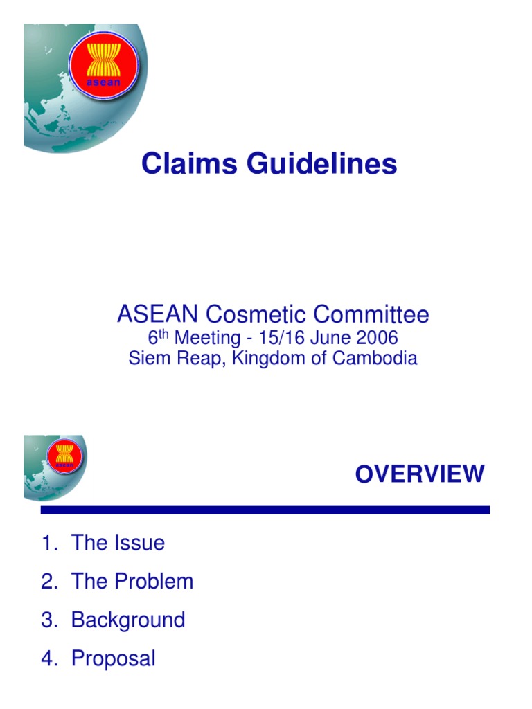 Guidelines On Claims and Labelling | PDF | Cosmetics | Association Of ...