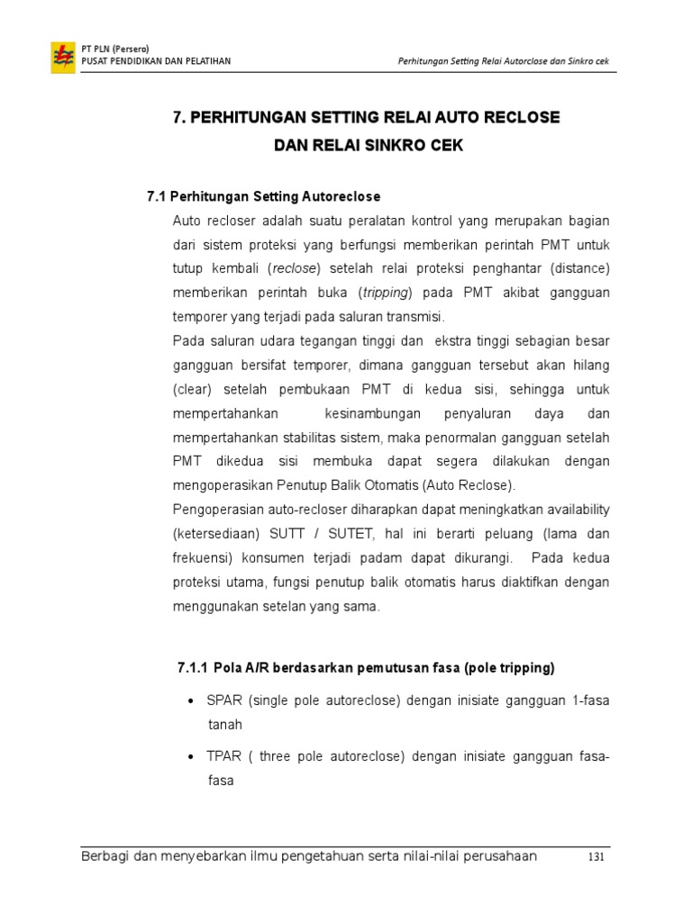 Dokumen - Tips - Perhitungan Setting Relai Auto Reclose Dan Relai ...