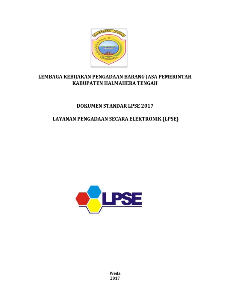 Dokumen Standar LPSE 2014.... 01 | PDF