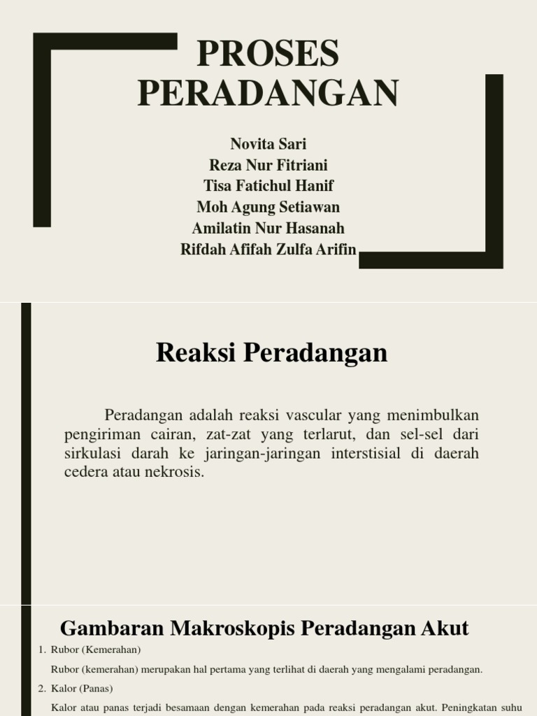 Proses Peradangan | PDF