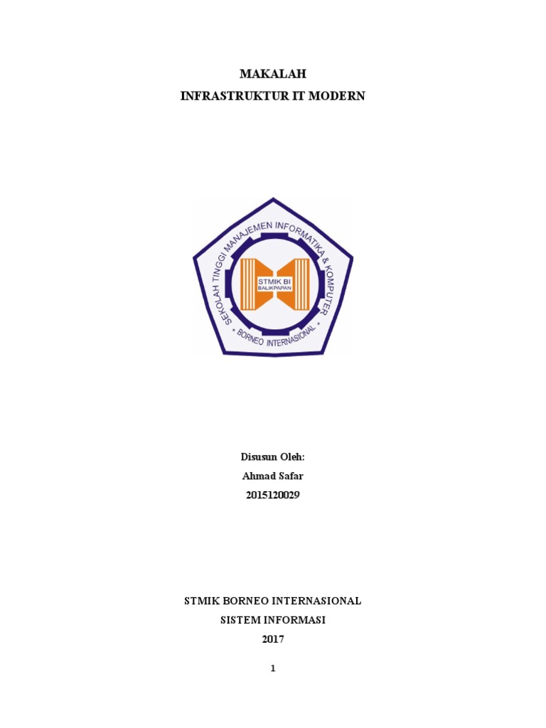 Infrastruktur TI Modern di STMIK Borneo | PDF