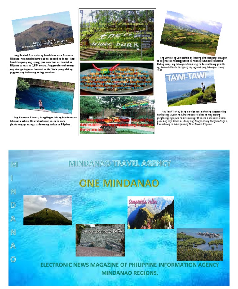 Ang Bundok Apo Ay Isang Bundok Na Nasa Davao Sa Pilipinas | PDF