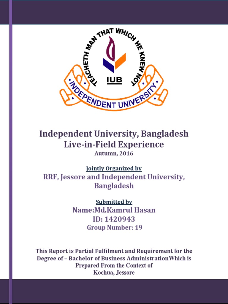 LFE Report, RRF, Jessore 2017 | PDF | Literacy | Vegetables