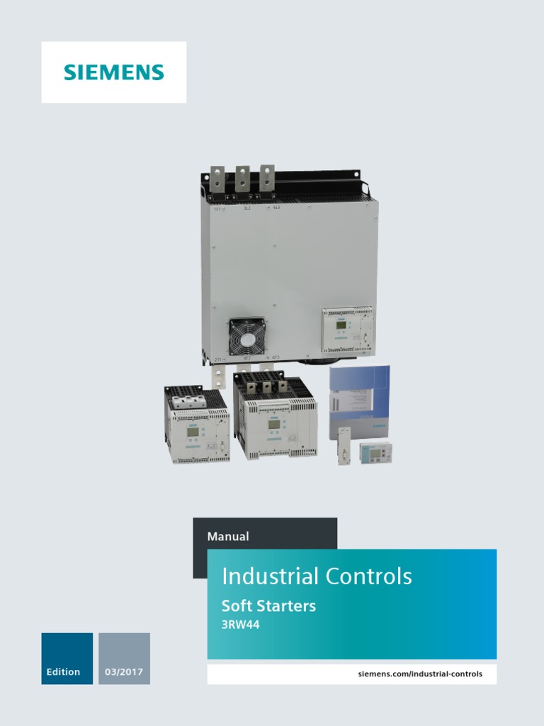 Manual Softstarter 3rw44 En Us Pdf Menu Computing Parameter Computer Programming 8821