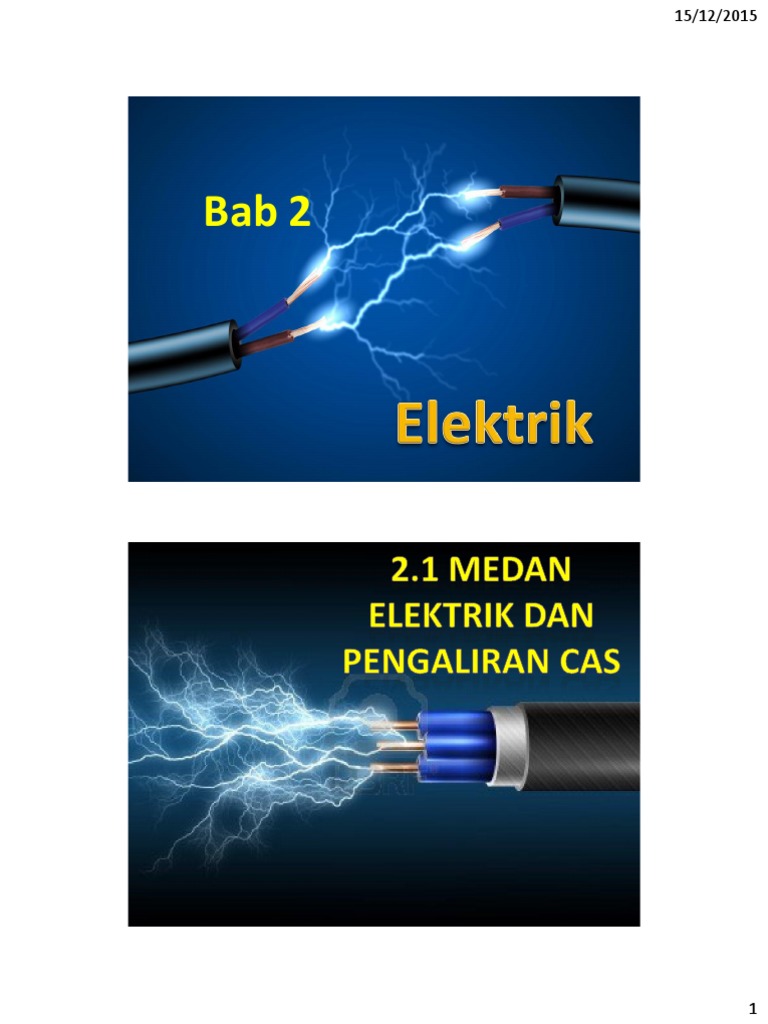 Medan Elektrik dan Arus Elektrik | PDF | Sains & Matematika