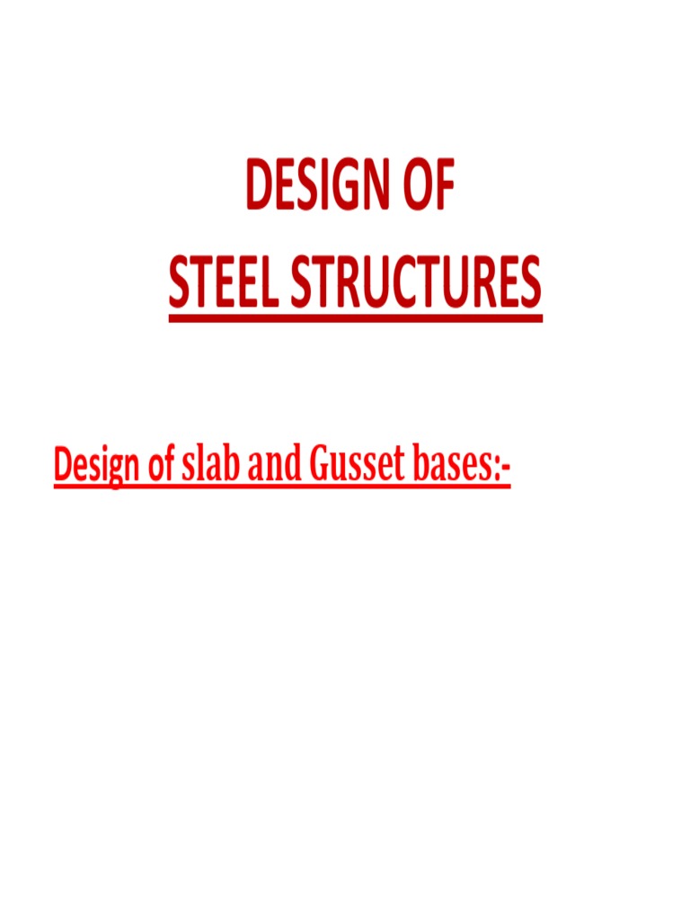 Design of Steel Structures and Foundations | PDF | Column | Truss