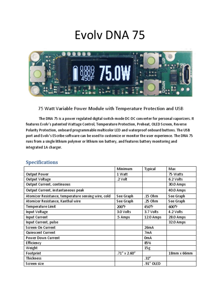 Dna 75 | PDF | Electrical Connector | Battery Charger