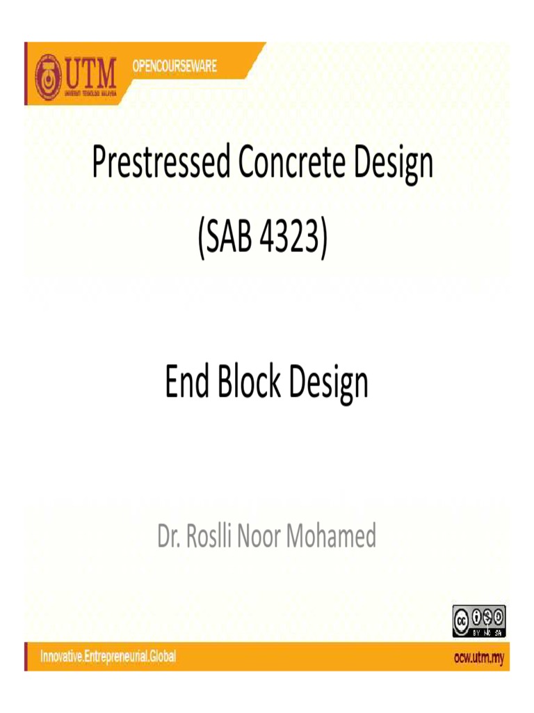 End Block PDF | PDF | Prestressed Concrete | Concrete