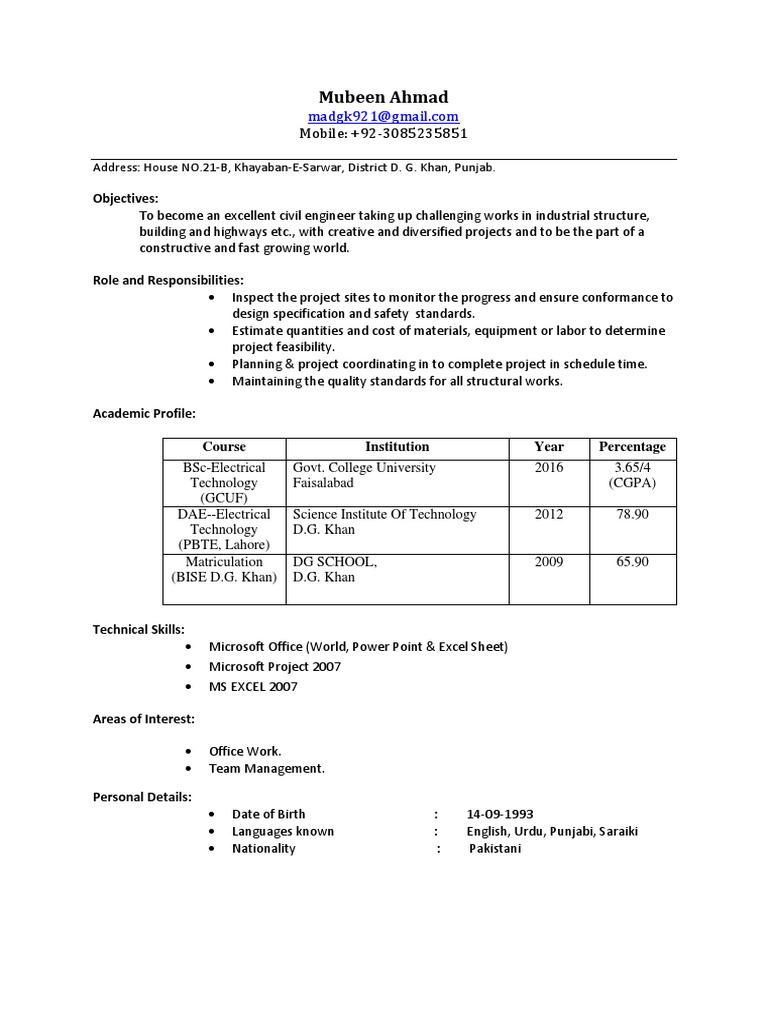 CV Mubeen 23 | PDF | Neutron | Radioactive Decay