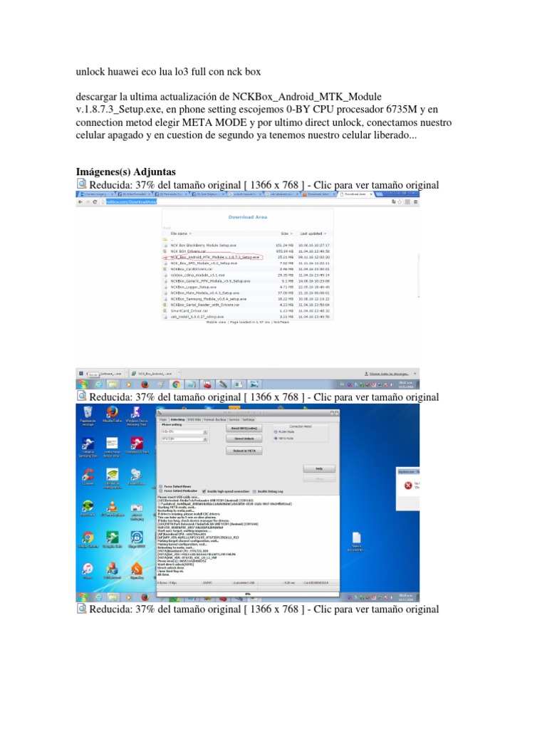 Unlock Huawei Eco Lua Lo3 Full Con NCK Box | PDF