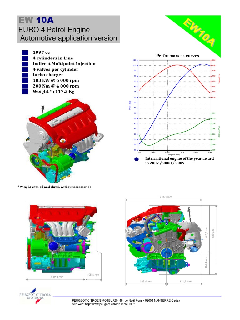 Peugeot RFJ (EW10A) PDF | Download Free PDF | Turbocharger | Fuel Injection