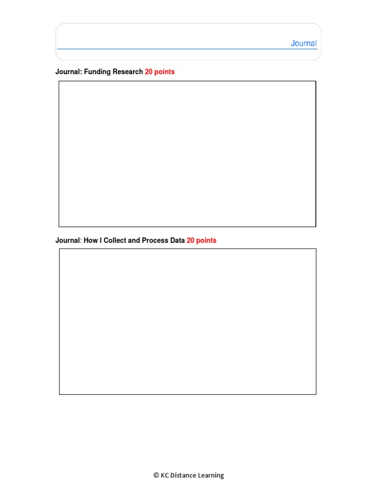 Journals on Research and Data Collection | PDF