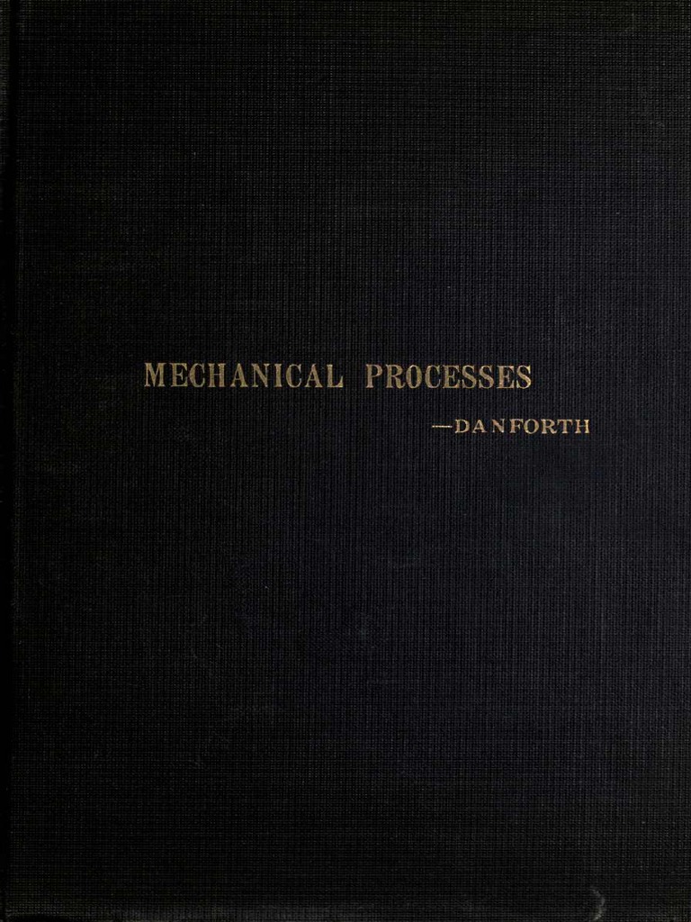 Elementary Outline of Mechanical Processes | PDF | Alloy | Bronze