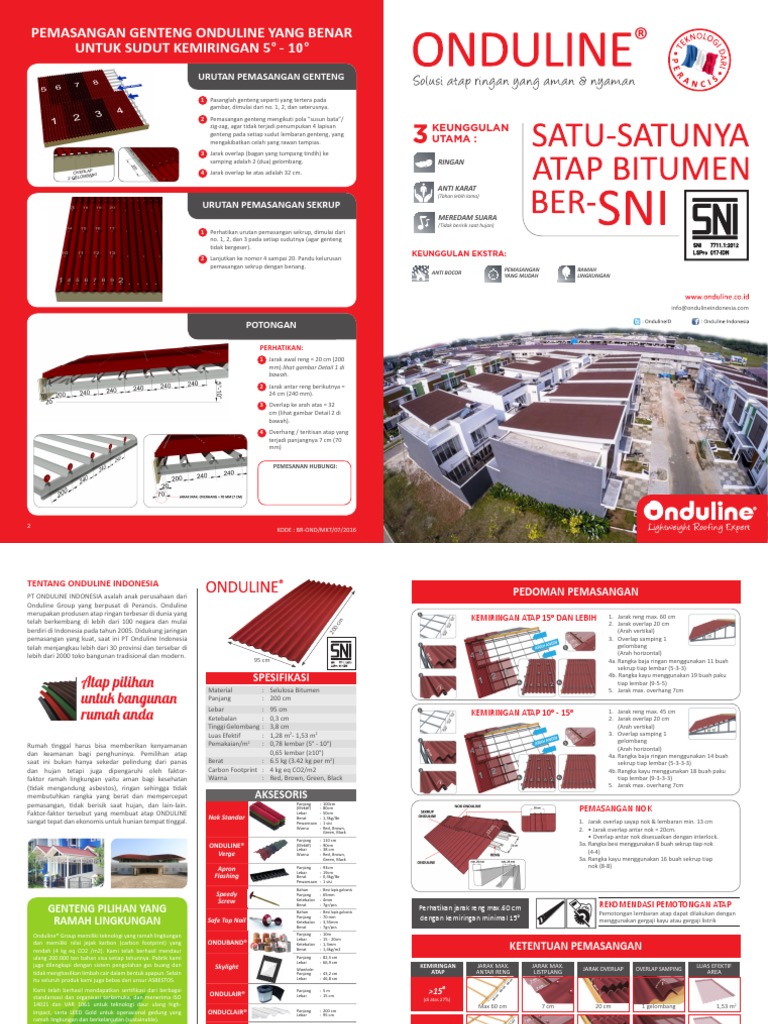 Brosur Tipe Atap | PDF