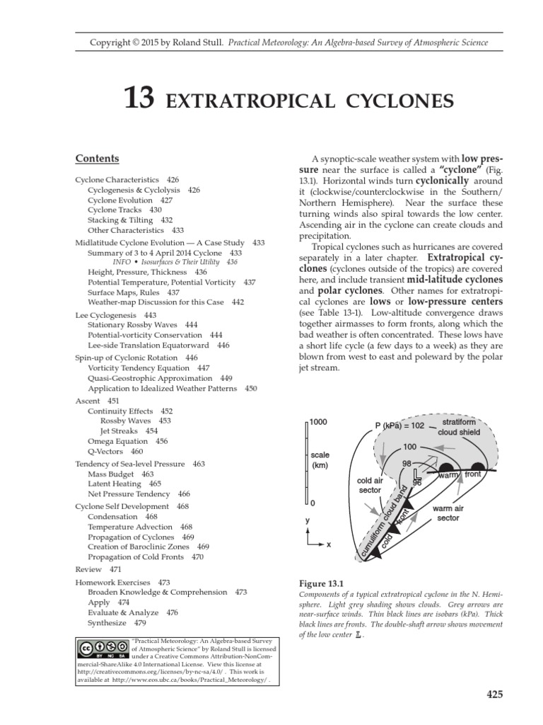 Ch13 Cyclones | PDF | Tropical Cyclones | Jet Stream