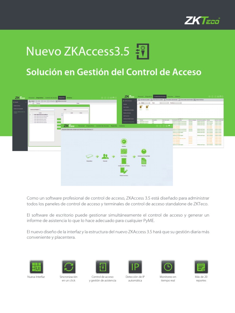 ZKAccess3 5 | PDF | Microsoft | Interfaces gráficas de usuario